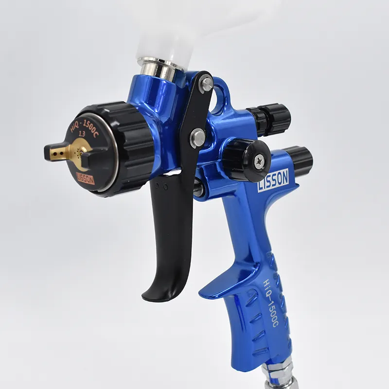 Car Repair Spray Gun Air Spray Tool Manual Sprayer LVLP 1.3mm 600cc ...