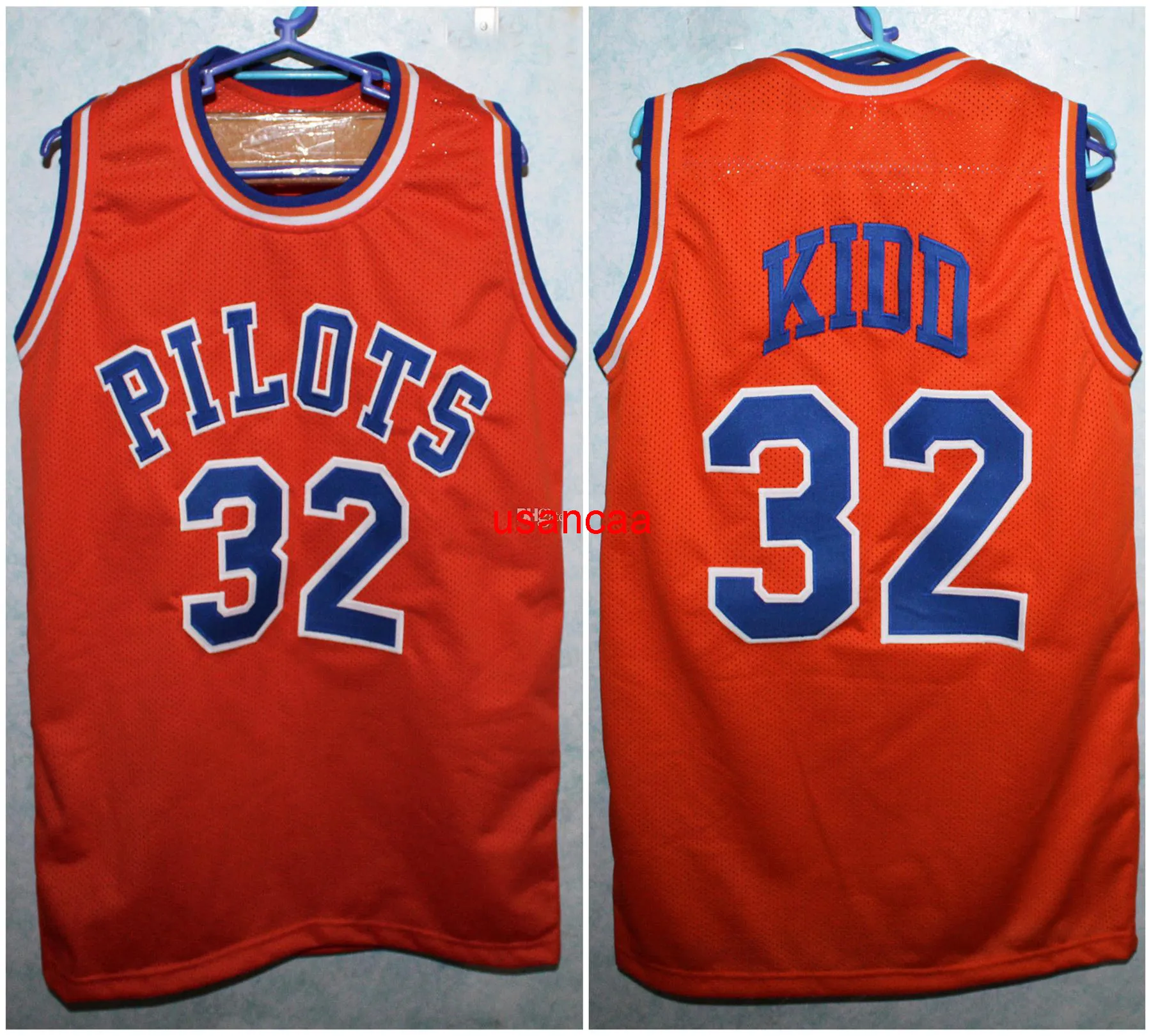 #32 JASON KIDD ST JOSEPH PILOTS HIGH SCHOOL Retro Basketball Jerseys ...