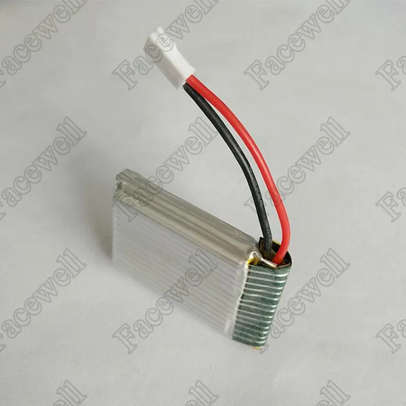 4-Pack 3.7V 600mAh Lipo Battery - Rechargeable for RC Model Aircraft ...