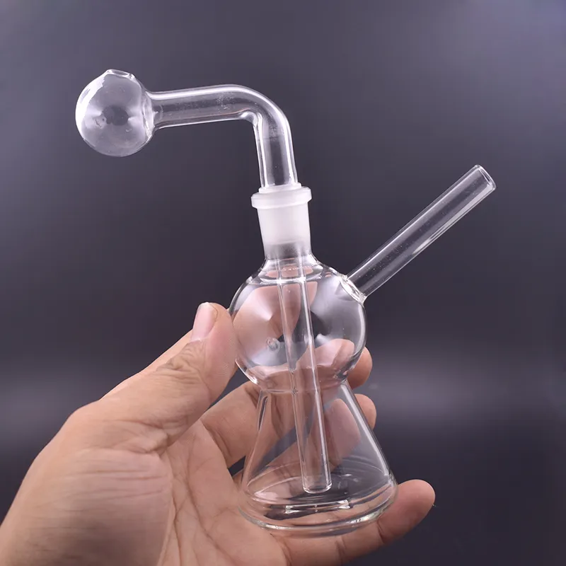 Mini Dab Rigs 6 Inch Glass Oil Burner Water Bong, Pyrex Recycler ...