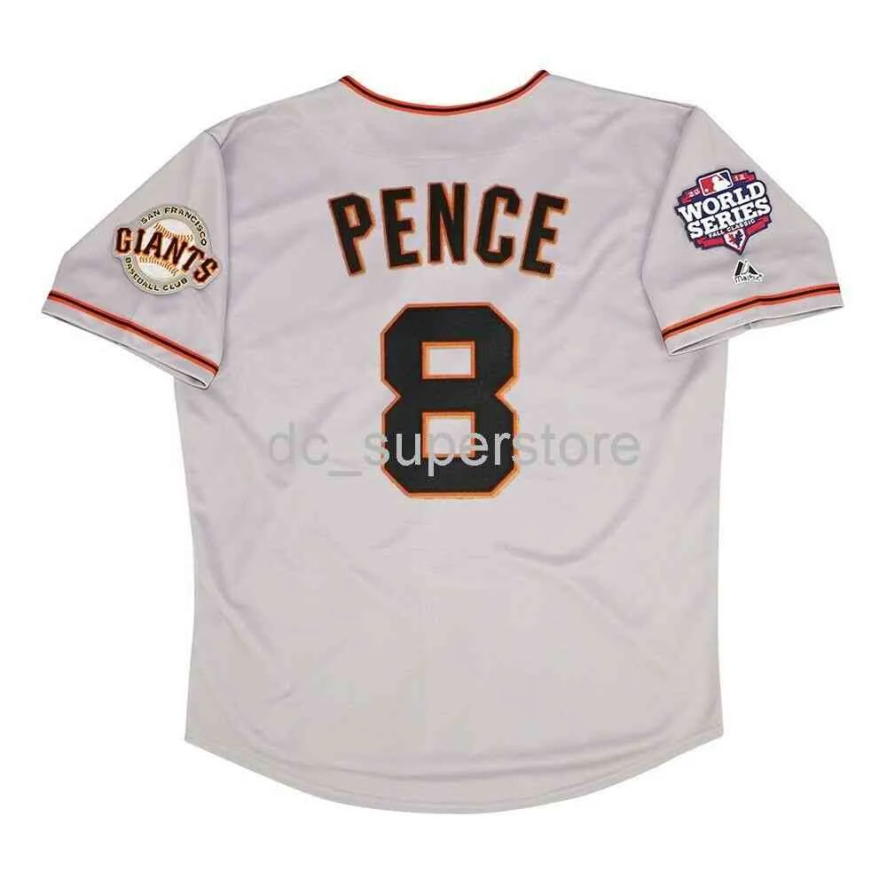 Hunter Pence 2012 San Francisco World Series Grey Road Vintage Baseball ...