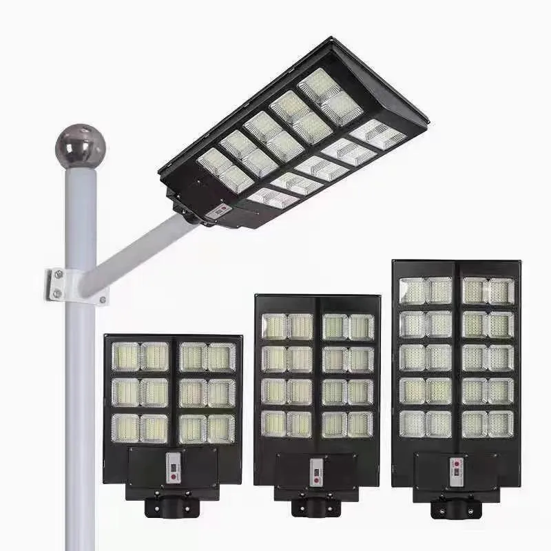 300W-500W Solar Street Light - Wide Angle Outdoor LED Flood Light, PIR ...