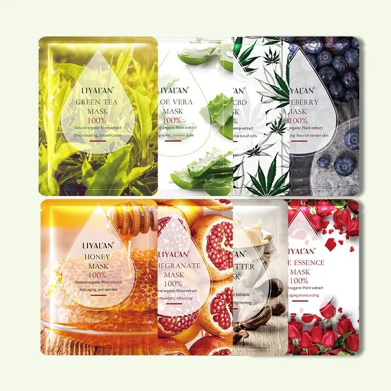 Deep Moisturizing Essence Infused Facial Mask Sheets Plant Based ...