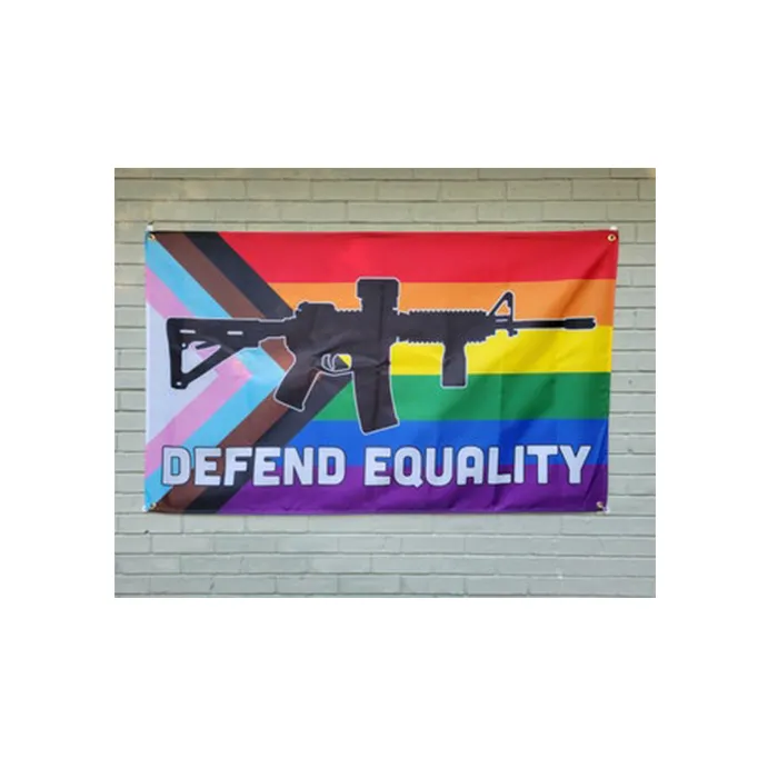 Pride Flag Banner: Equality & Progress 3x5ft Banner, 100D Polyester ...