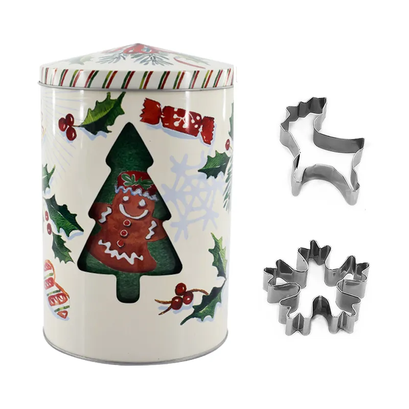 Christmas Music Jar Set - Rotating Candy Storage, Musical Cookie Jars ...