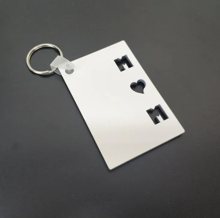 DHgate.com:500pcs Sublimation Keychain LOVE GRAD DAD MOM SENIOR Key ...