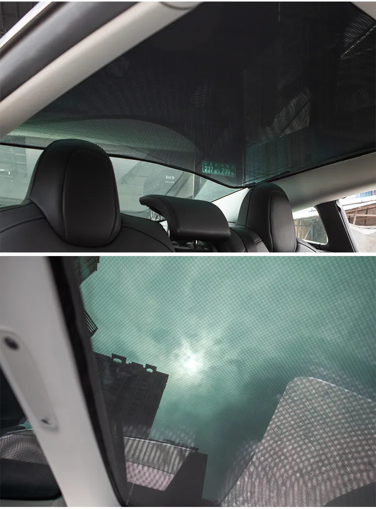Tesla Model 3 2021 patio sunshade - Rear/Front Skylight Protector for ...