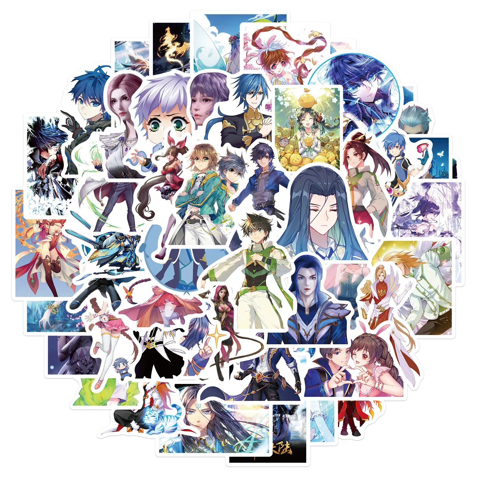 50 Mixed Douluo Dalu Graffiti Stickers For Car, Laptop, Fridge, Helmet ...