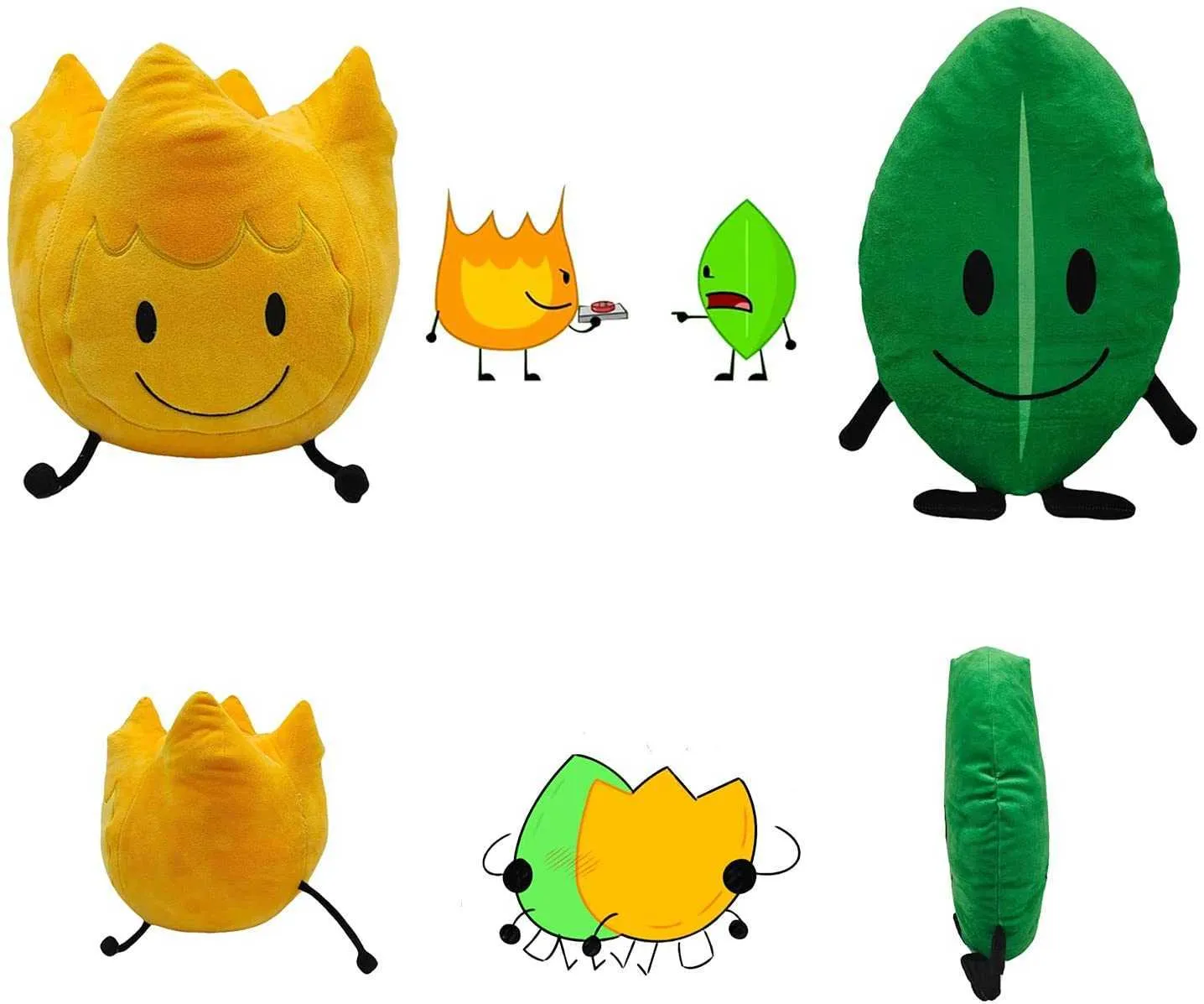 Battle For Dream Island Plush Toy Leafy Plushie Cosplay Decoration For ...