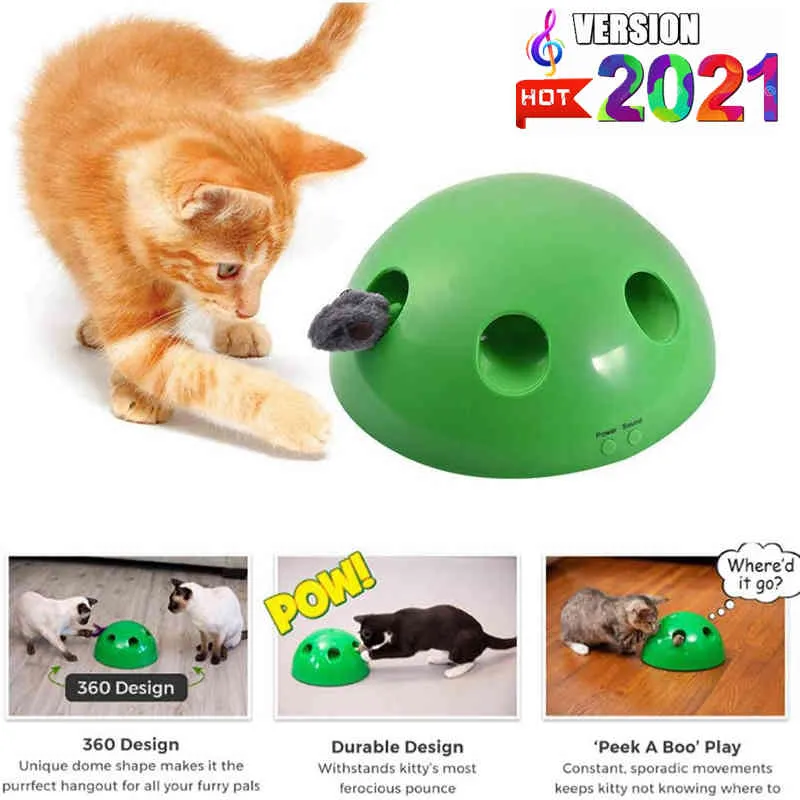 Creative Electric Pet Cat Toy: Funny Tray Training Scratching Device ...
