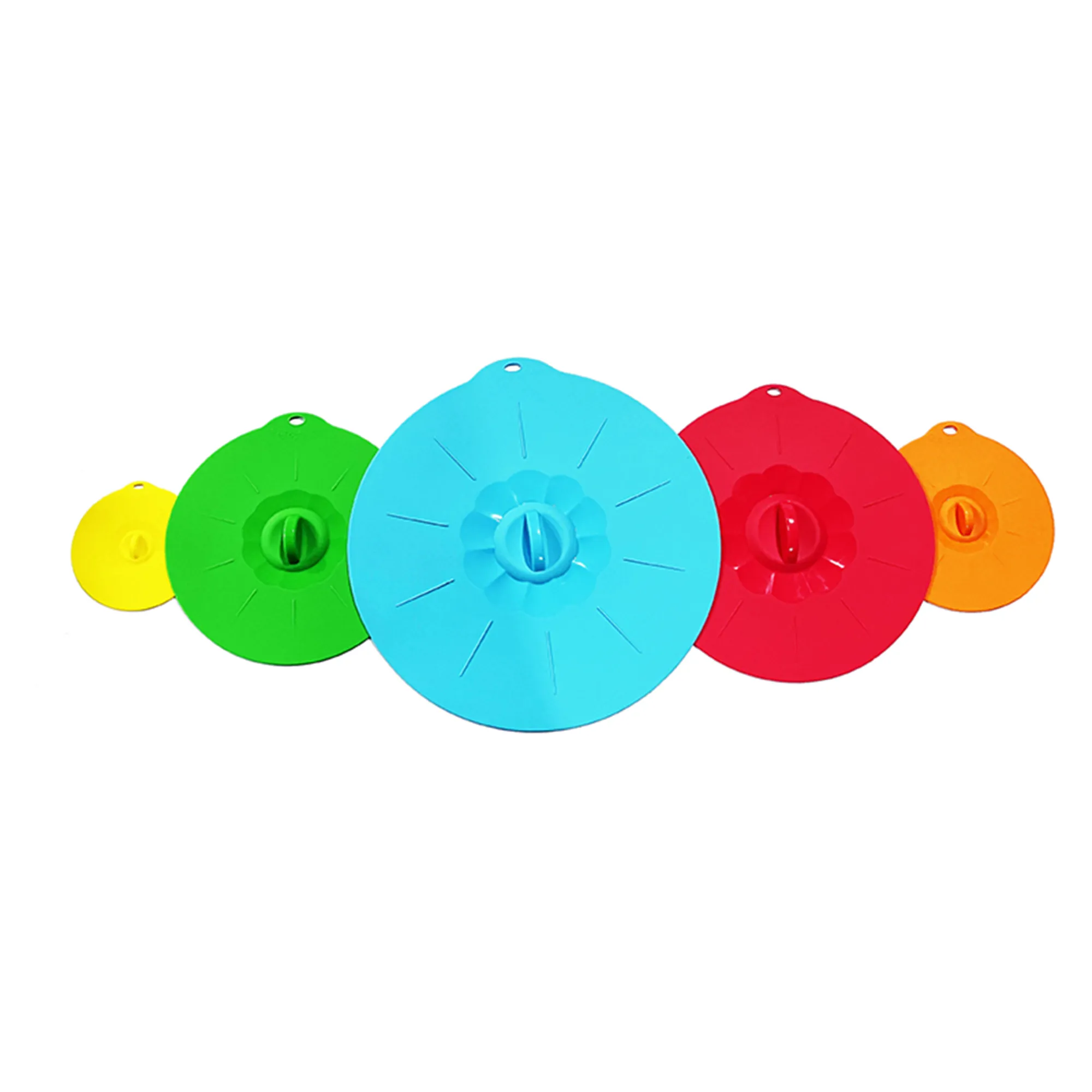 Reusable Silicone Lids Set - Universal Food Covers, Stretch Lids for ...
