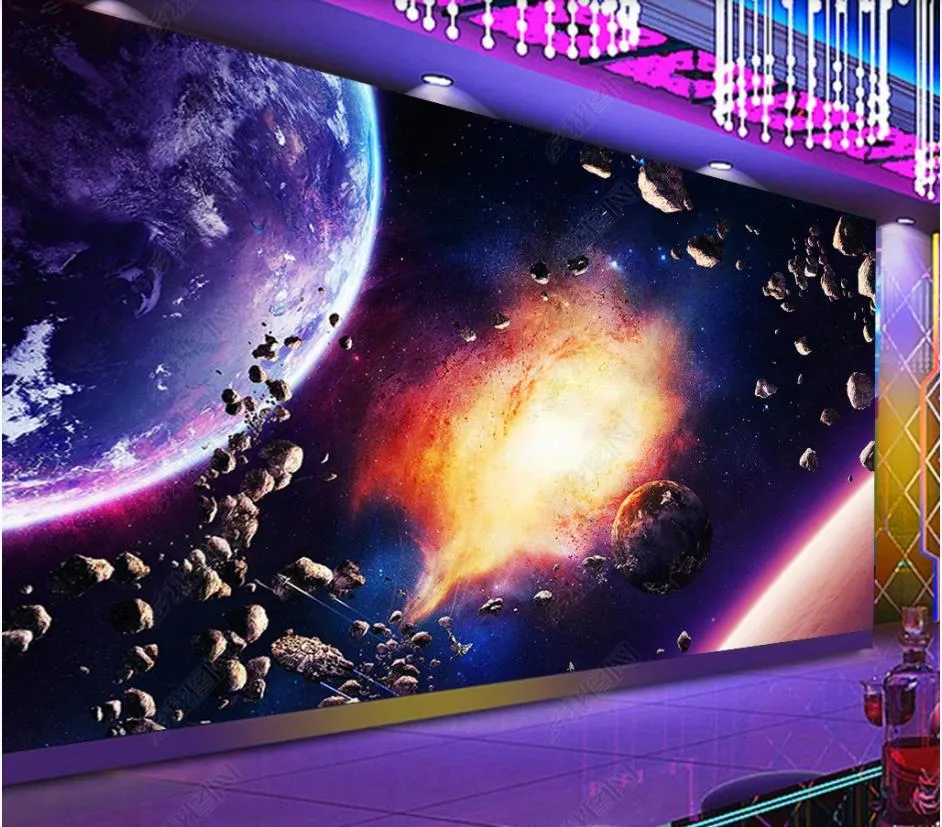 3D Murals For Custom Walls Perfect For Nightclubs, Bars, KTVs And ...