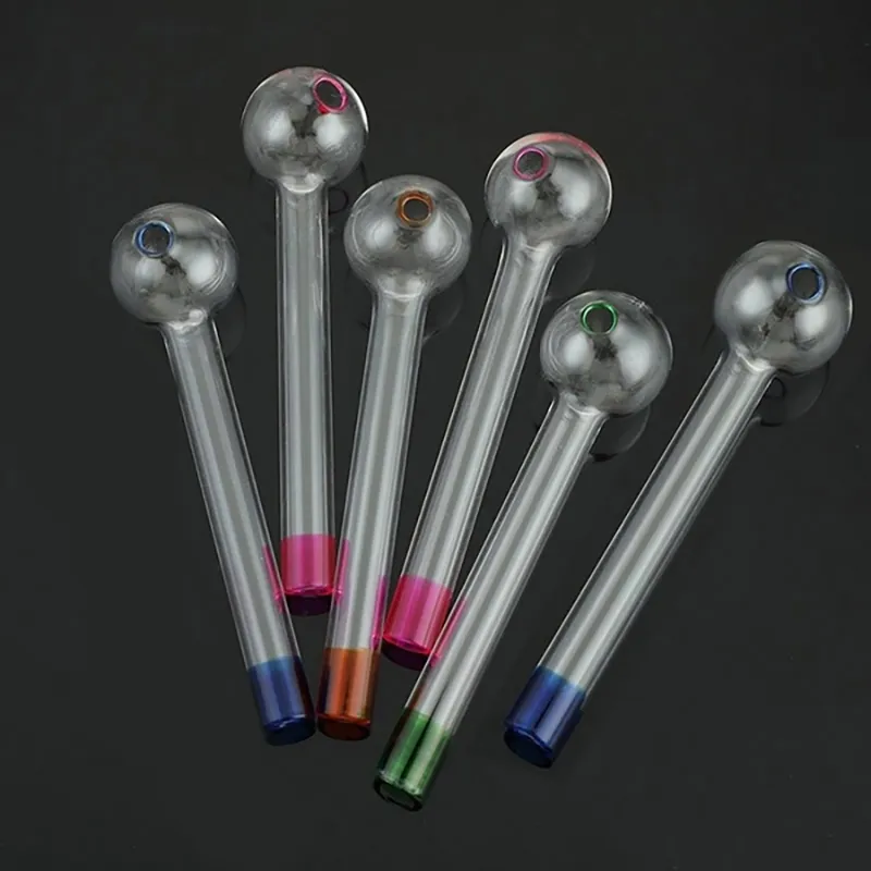 Pyrex Glass Burner Concentrate Pipes Colorful 10.5cm Length Oil Nail ...