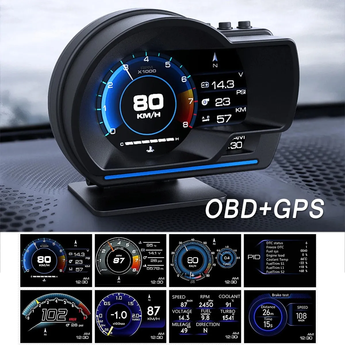 DHgate.com:Premium HUD OBD2 GPS Display: Ultimate Speed & Navigation ...