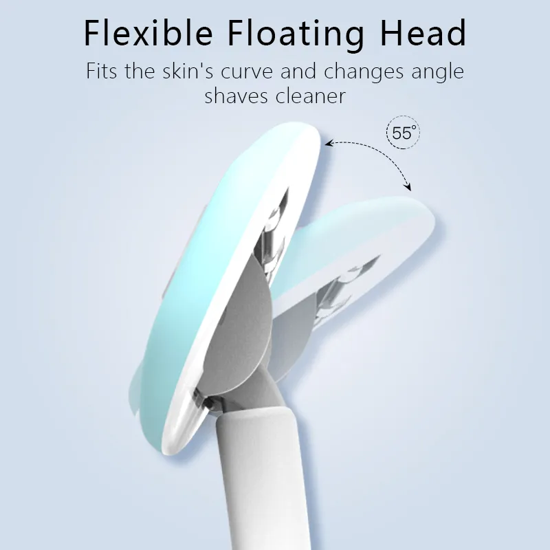 MaxFresh 4 Blade Shaving Razor For Women Whole Body Hair Removal Shaver ...