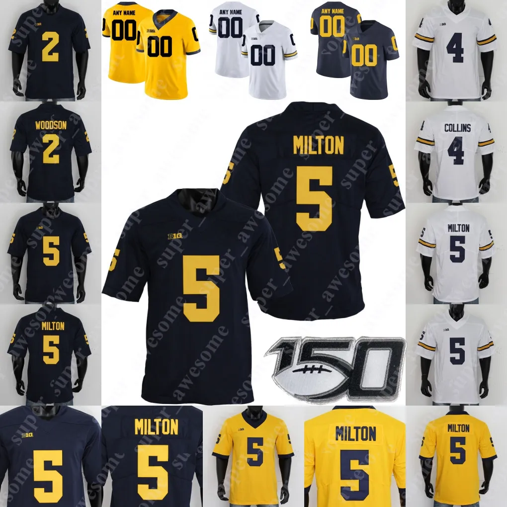 Michigan Wolverines 2024 Football Jersey Gray, Smith, Ojabo, Kolesar ...