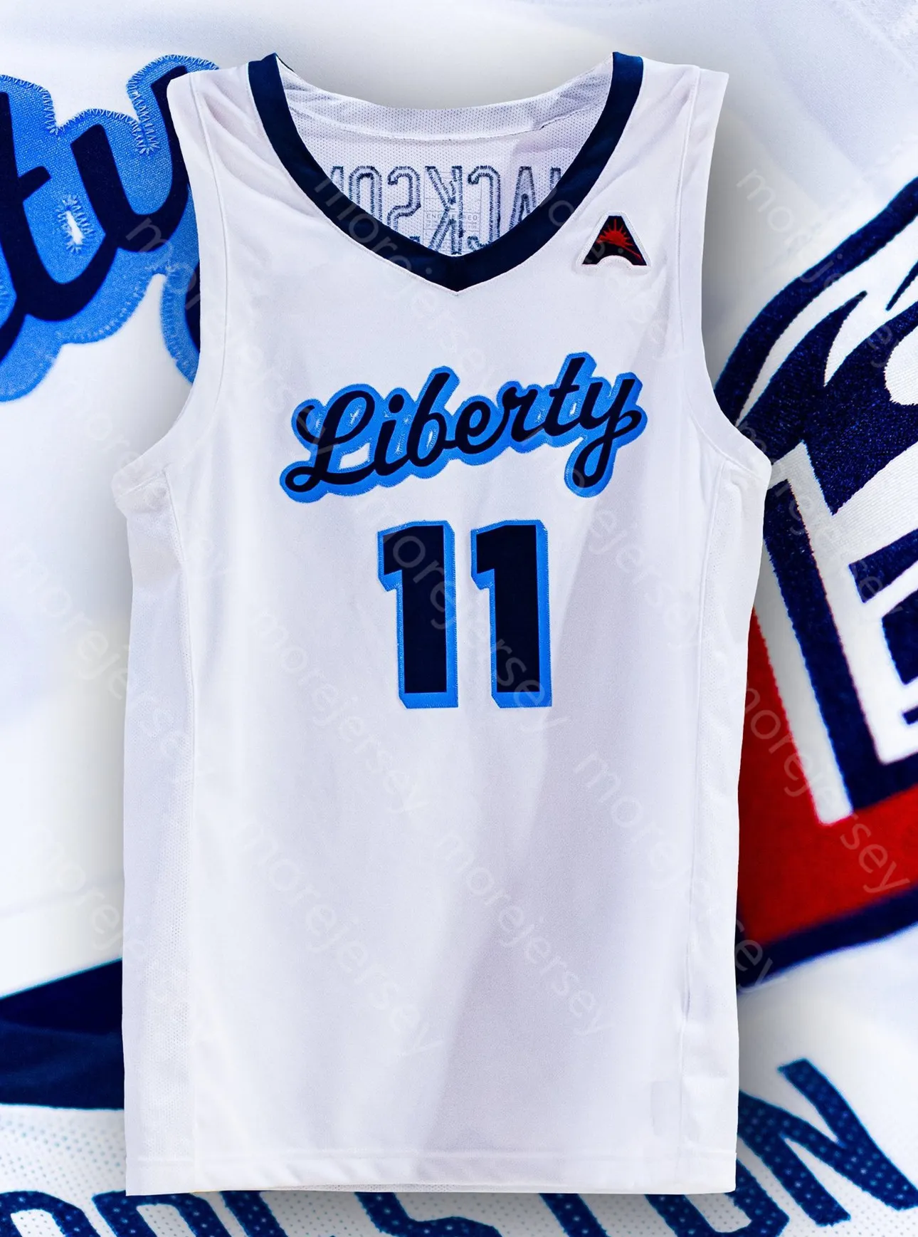 Liberty Flames Basketball Jersey NCAA College Mens Sports Apparel From ...