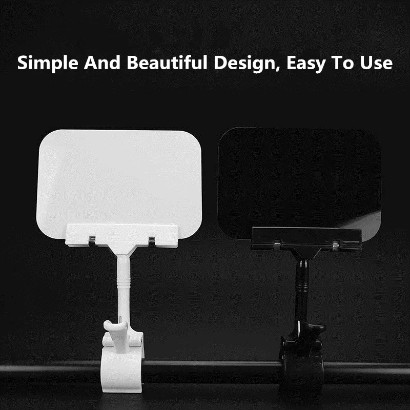 Plastic Merchandise Sign Tag Clip With Erasable Board Rotatable Pop ...