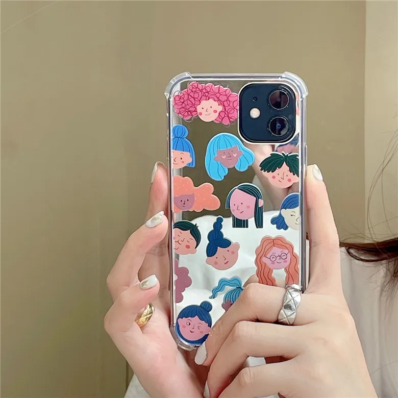 Graffiti Cartoon Case For IPhone 12 11 Pro Max XR XS 7 8 Plus Full ...