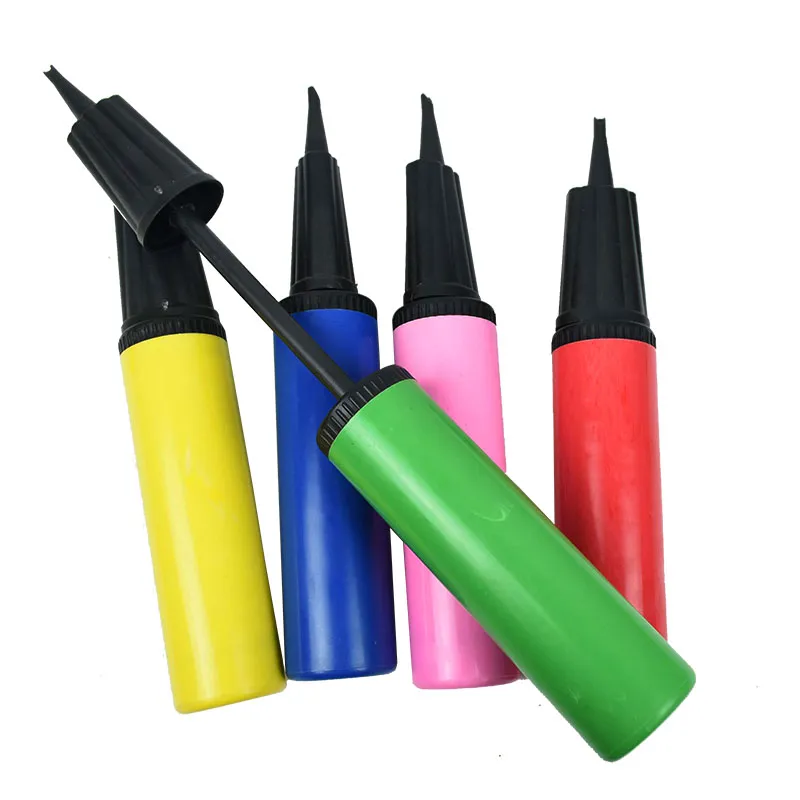 Balloon Pump Mini Plastic Hand Held Ball Balloon Accessories Inflator ...
