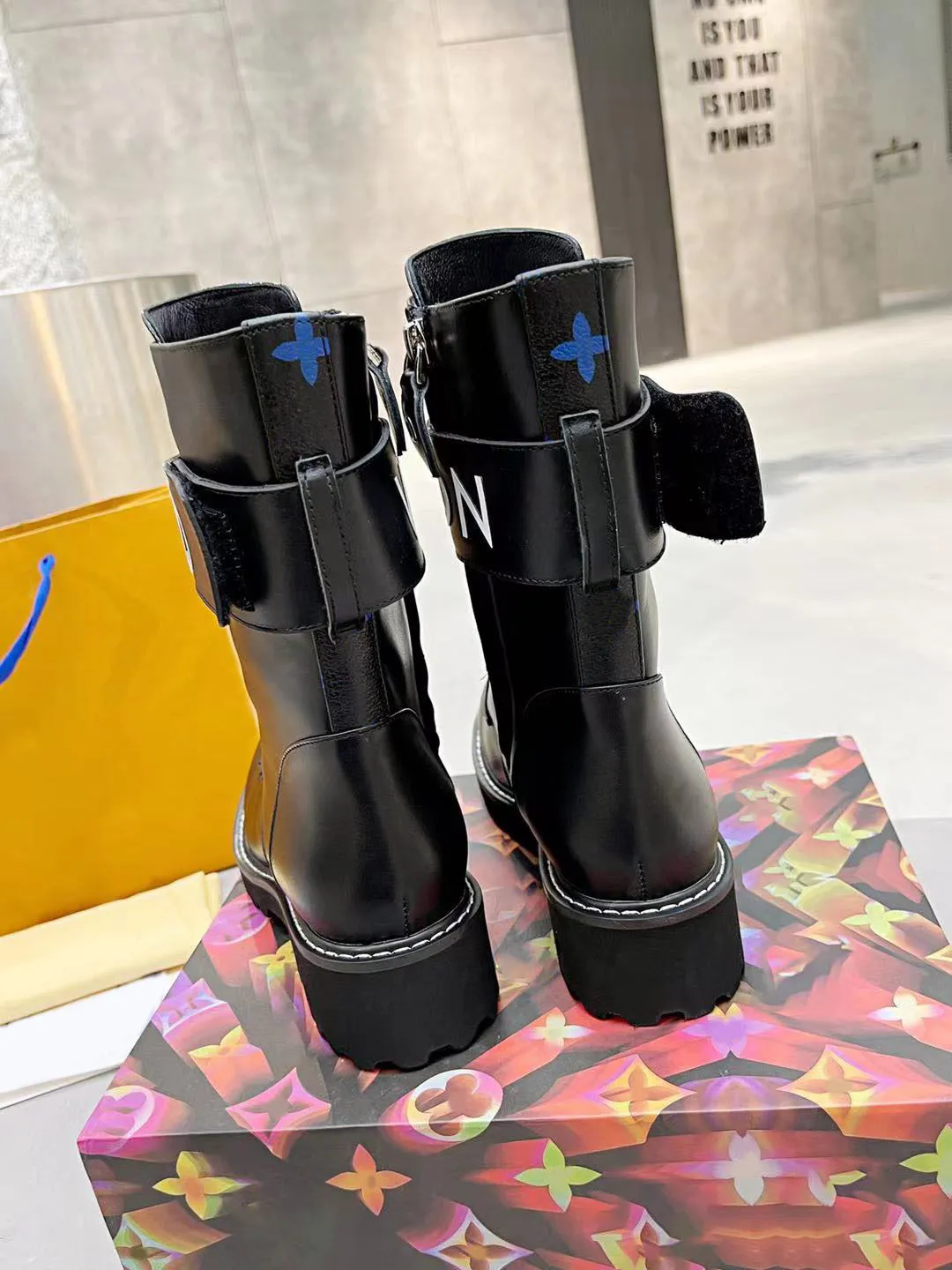 Martin Boots AWL Calf Leather Classic Designer Style Multicolor ...