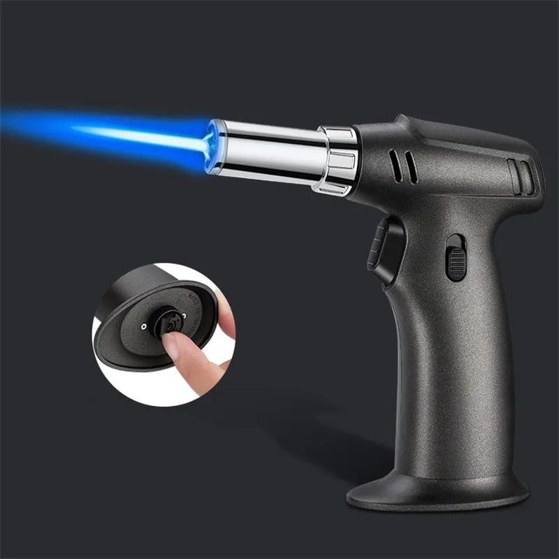 DHgate.com:Large Flame Windproof Refillable Butane Gas Torch Lighter ...