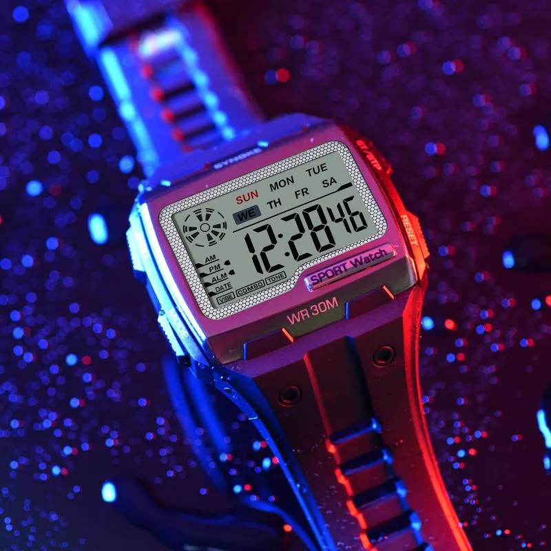 DHgate.com:Mens Waterproof Sports Watch with Alarm, Chronograph, and ...