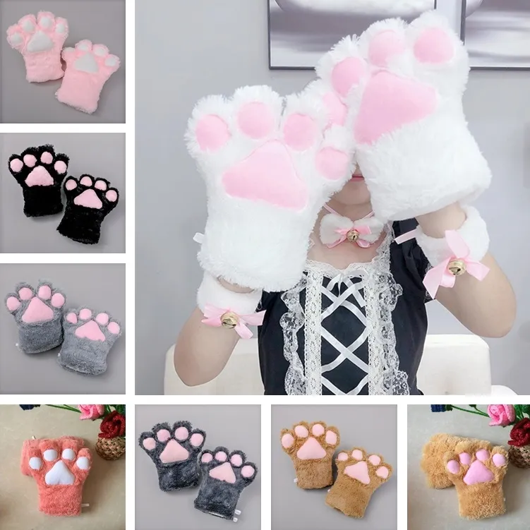 Sexy Maid Cat Claw Cosplay Guantes: Suministros De Disfraces Suaves De ...