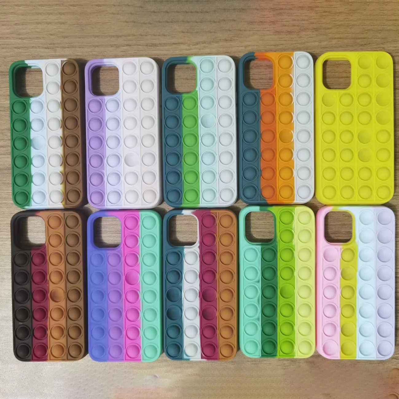 Unzip Bubble Rainbow Phone Cover For IPhone Relieve Stress And Enjoy ...