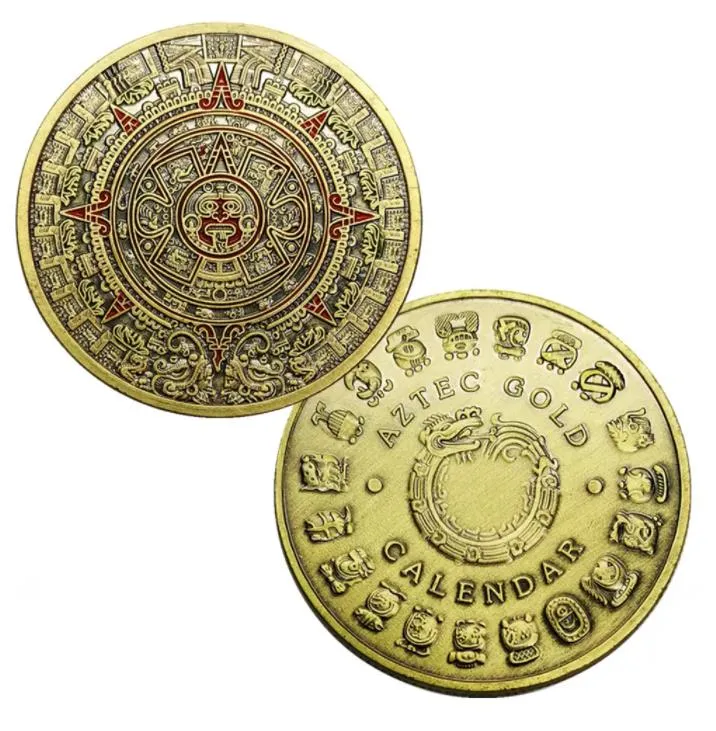 Mayan Prophecy Ancient Bronze Brass Challenge Coin Collectible Coins ...