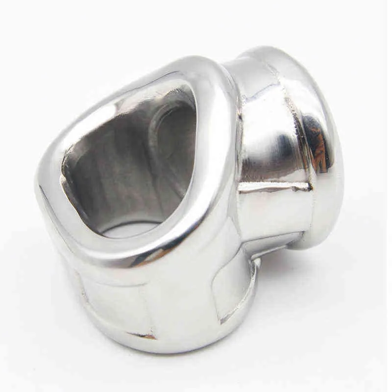 Stainless Steel Scrotum Ring Heavy Duty Metal Cock Ring Ball Stretcher ...