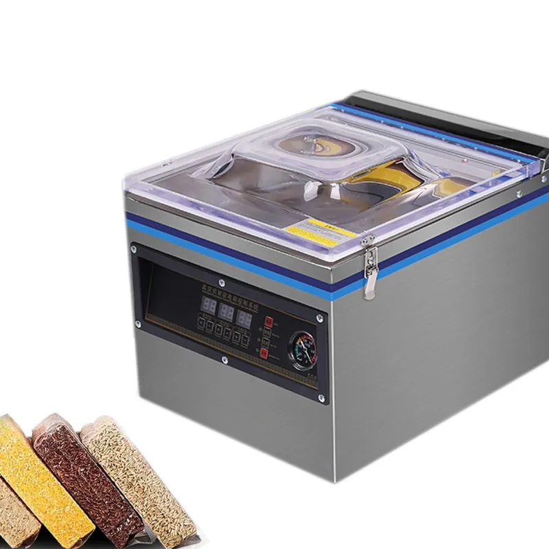 300W Wet And Dry Food Vacuum Rice Vacuum Packing Machine With Automatic ...