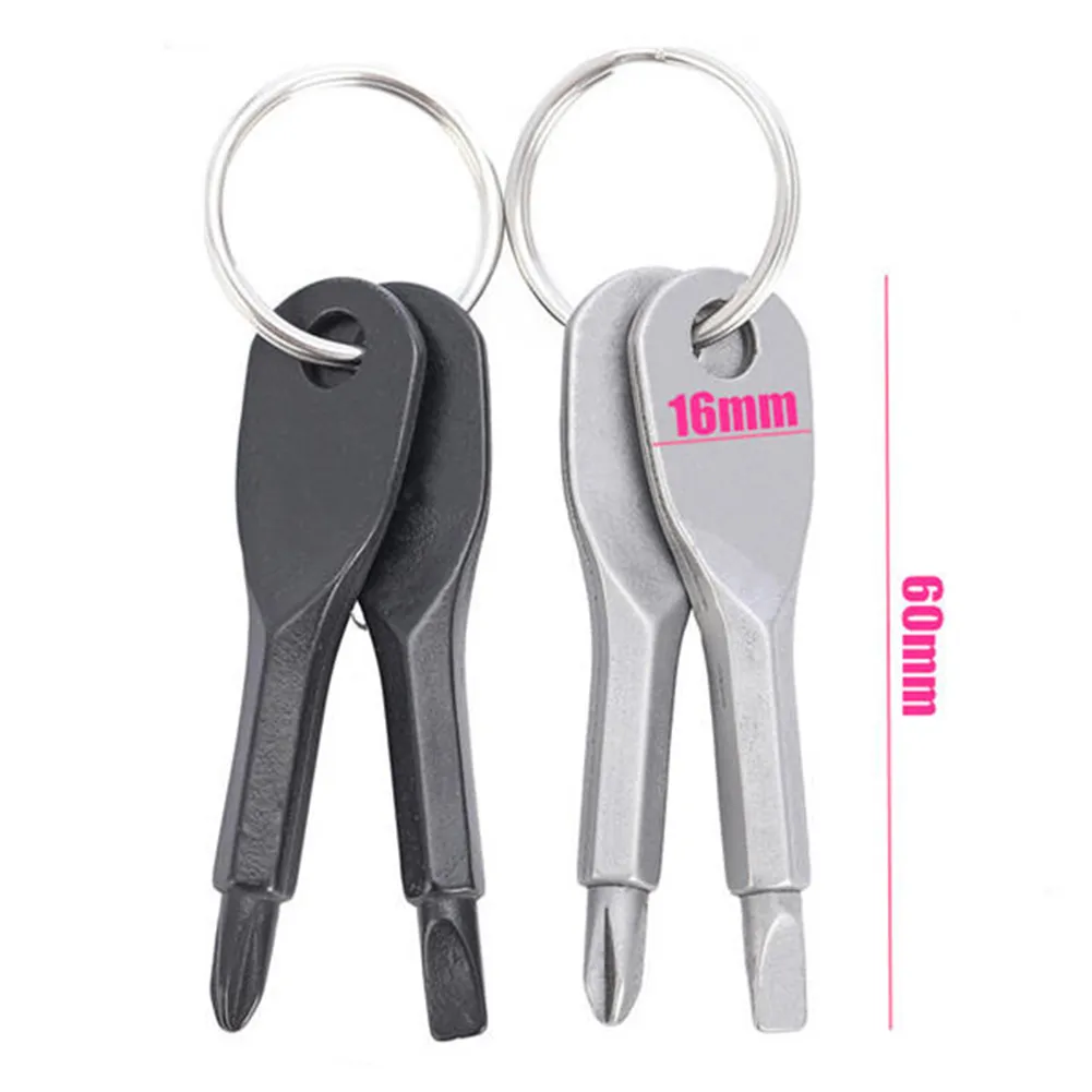 Keychain For Men Mini Screwdriver Set Key Ring, Stainless Steel Pocket ...