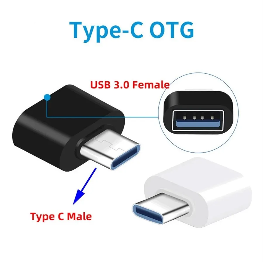 Type C OTG Adapter To Micro USB Converter Android Compatibility For ...