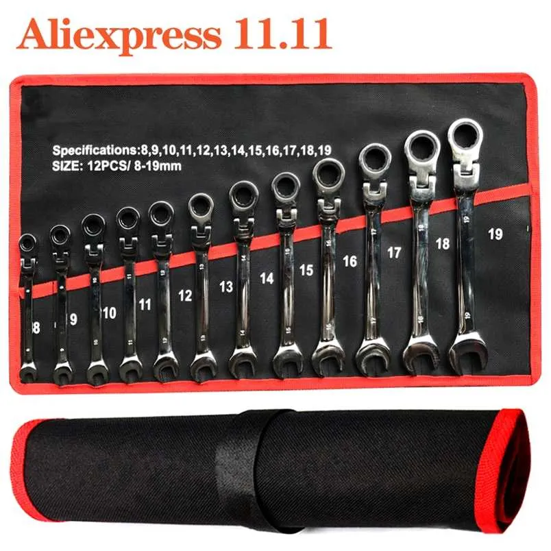 Key Ratchet Wrench.Spanner Tool Set,Car Repair Universal Key Wrench ...