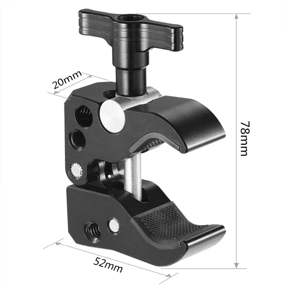 Universal Super Clamp 10-55mm with 1/4 Thread & ARRI Locating Hole ...
