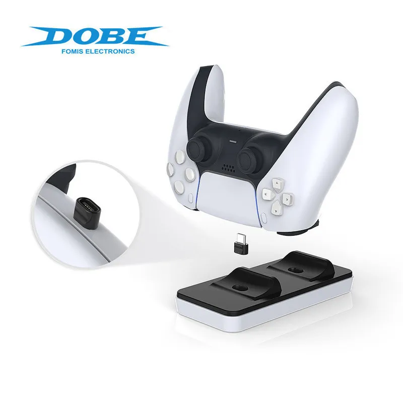 PS5 Controller Charger - Dual Wireless Gamepad Charging Dock Station ...