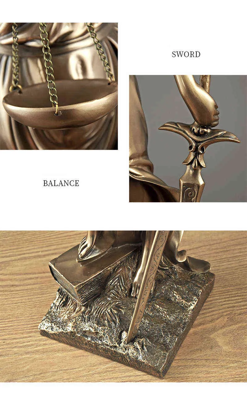 Goddess Of Justice Statue: Greek Fair Angel Resin Sculpture Vintage ...