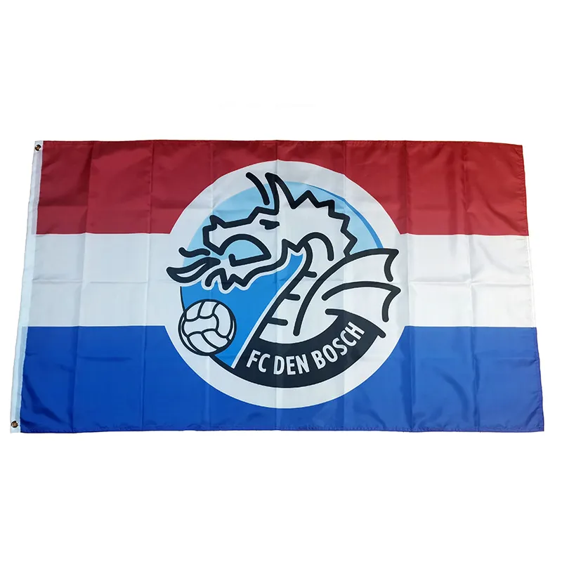 Netherlands Football Club FC Den Bosch Polyester Flag, 3x5 ft, Ideal ...