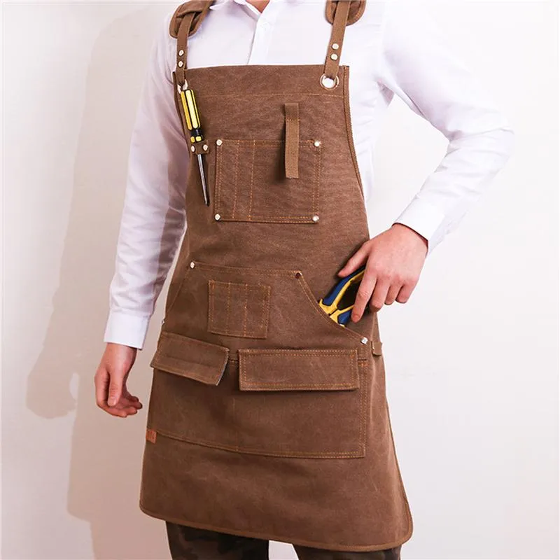 DHgate.com:Aprons Durable Goods Heavy Duty Unisex Canvas Work Apron ...