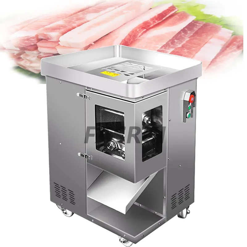 Electric Automatic Meat Machine Cutter Stainless Steel Commercial Meat ...