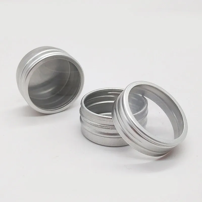 Clear Window 10G Round Tin Cans Silver Metals And Nonmetals Spice ...
