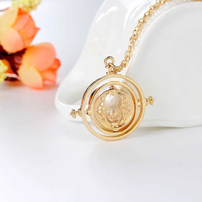 DHgate.com:Rotating Hourglass Pendant Time Turner Necklace Movie ...