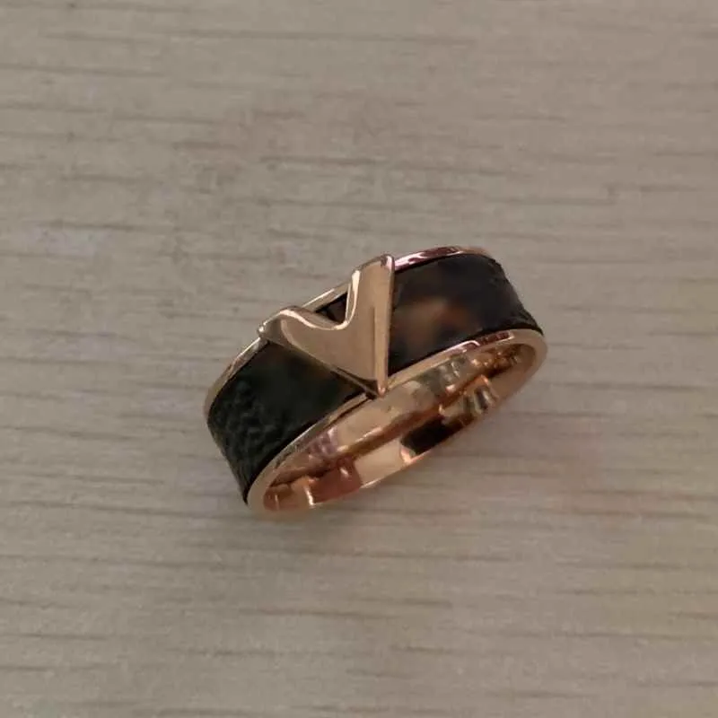 Not Fading Top Quality Luxurious Letter Lover Ring, Stainless Steel ...