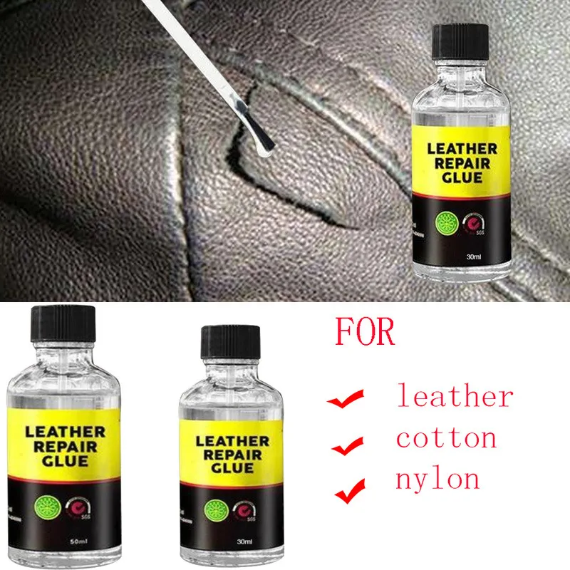 Liquid Leather Repair Kit - Adhesive for Leather, Patches for Car Seats ...