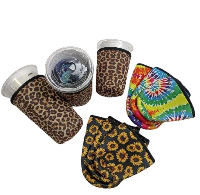 Reusable Iced Coffee Sleeve Set - 3 Sizes 16oz, 22oz, 30oz Neoprene ...