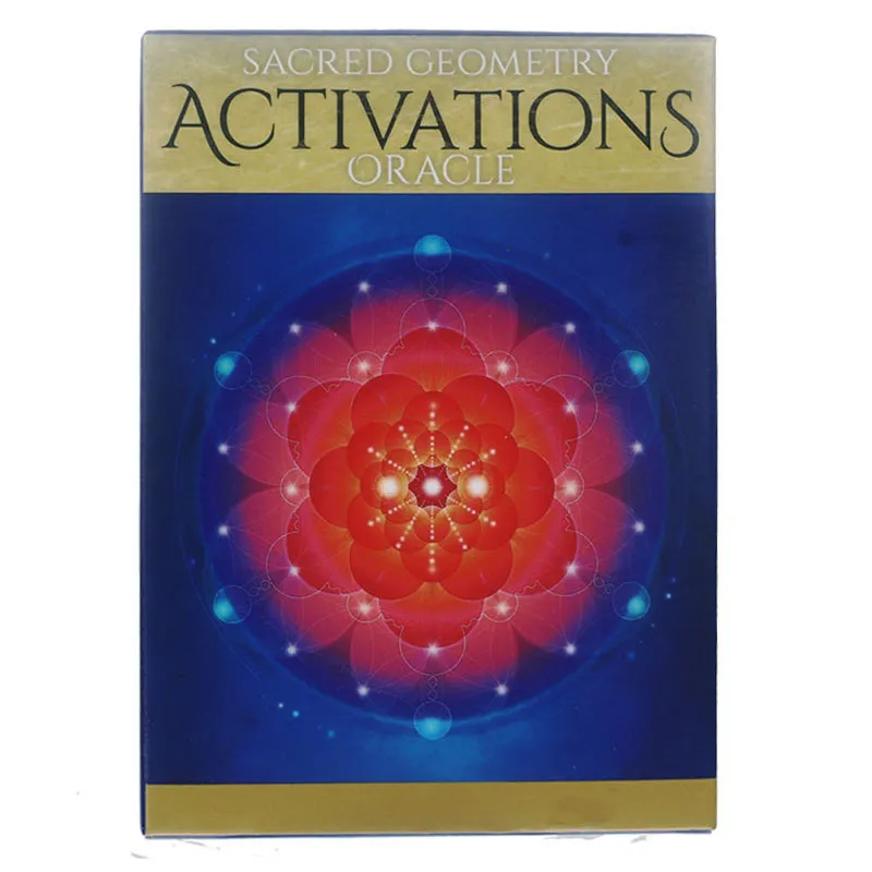 44 Cartes Tarot Géométrie Sacrée Activations Oracle Deck Mystérieux ...