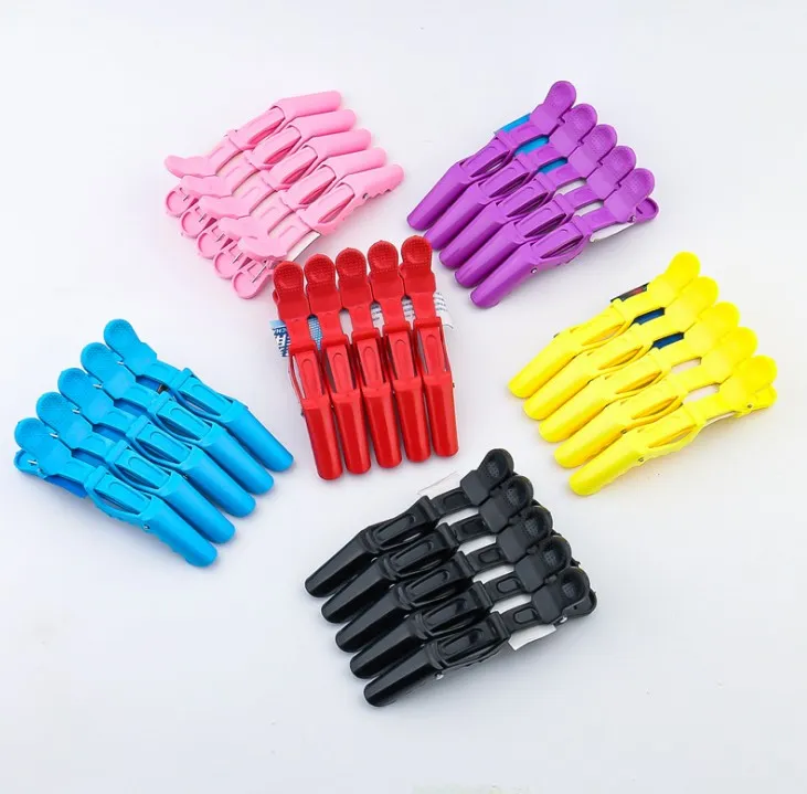 DHgate.com:Whole 5pcs New Colorful Sectioning Clips Clamps Hairdressing ...