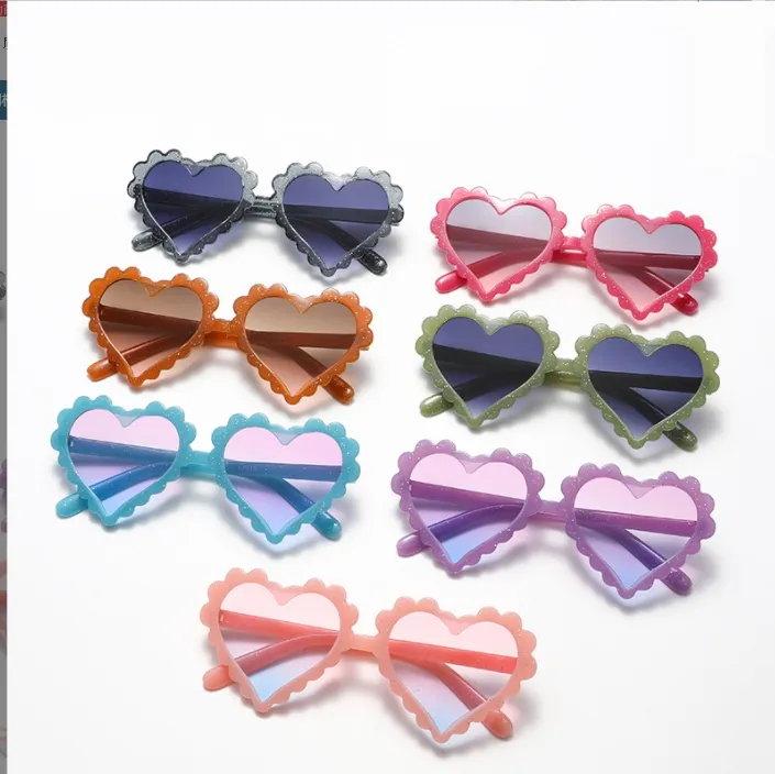 Children's Pink Rectangle Sunglasses for Girls UV Protection Plastic ...