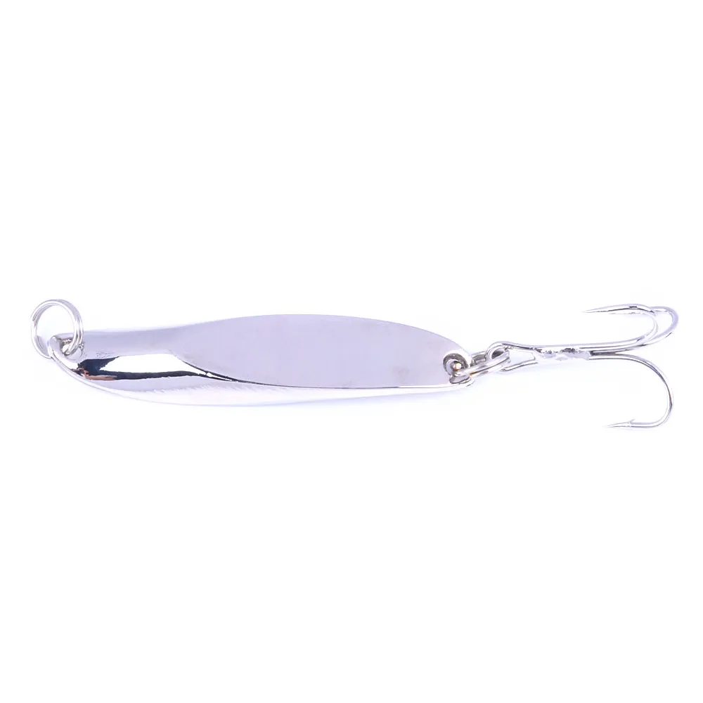 HENGJIA Silvery Spoon Bait Tungsten Ice Fishing Jig Metal Corner ...